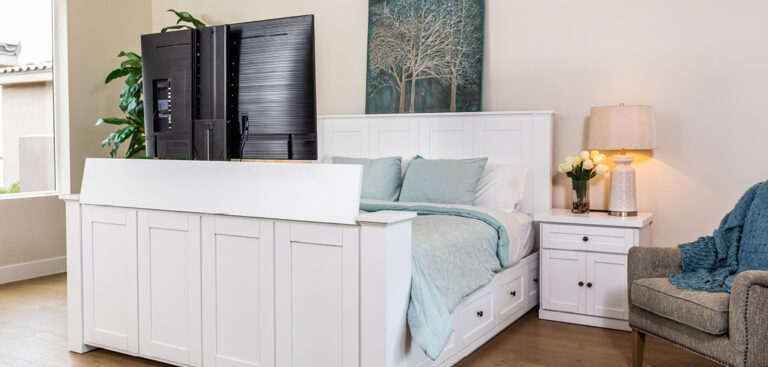 Handcrafted TV Beds - Built in the USA - Design A Custom TV Bed Today!